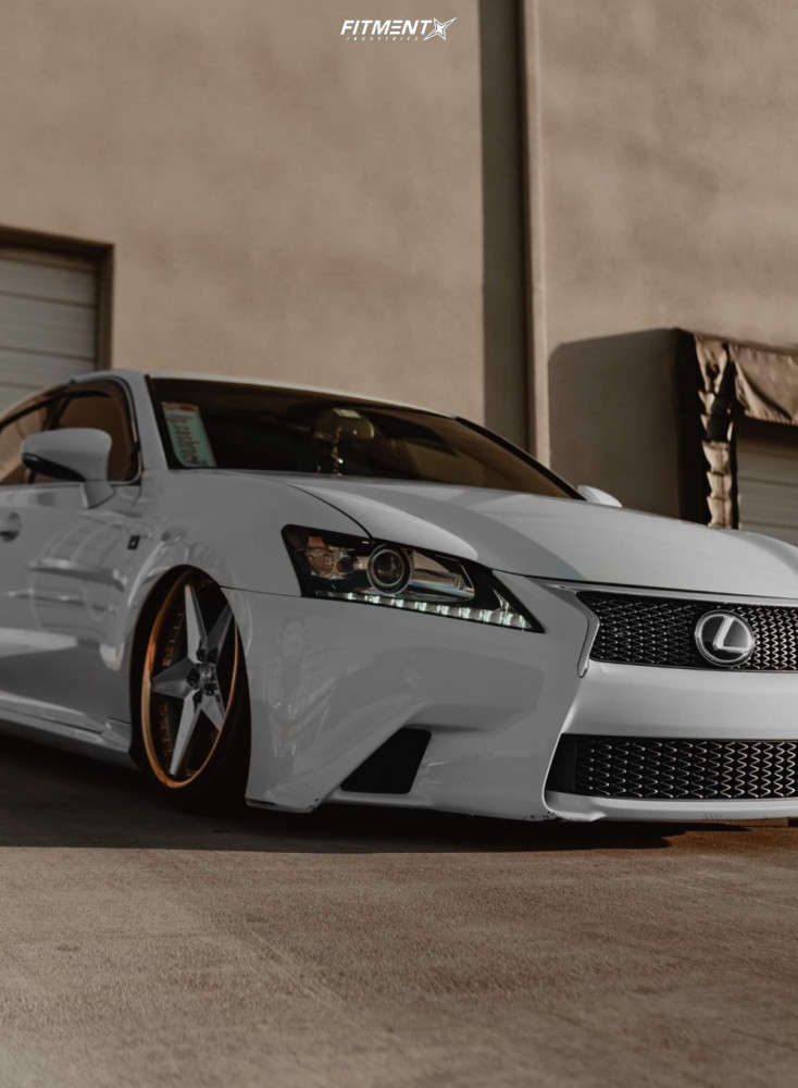 2015 Lexus GS350 F Sport with 20x9.5 SevenK SK Zion and Federal 235x30 ...