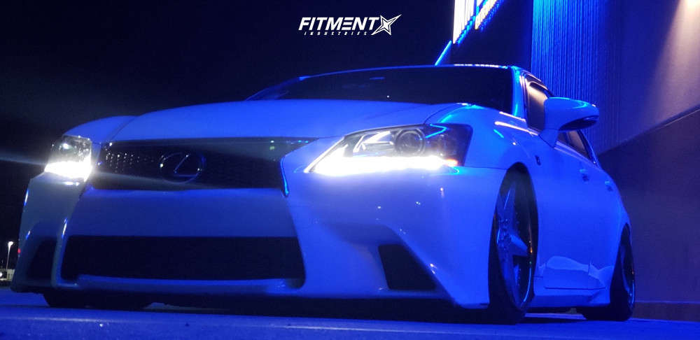 2015 Lexus GS350 F Sport with 20x9.5 SevenK SK Zion and Federal 235x30 ...