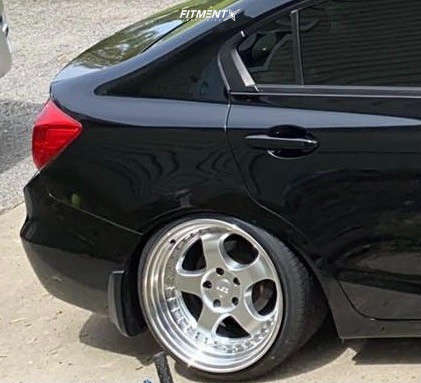 2012 Honda Civic EX with 18x9.5 ESR Sr06 and Westlake 215x35 on ...