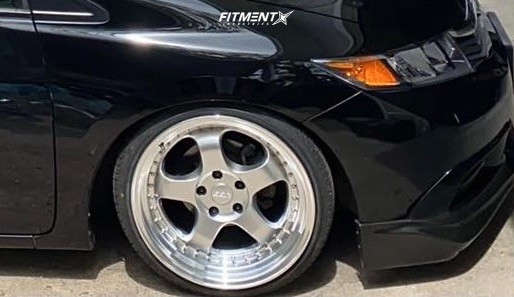 2012 Honda Civic EX with 18x9.5 ESR Sr06 and Westlake 215x35 on ...