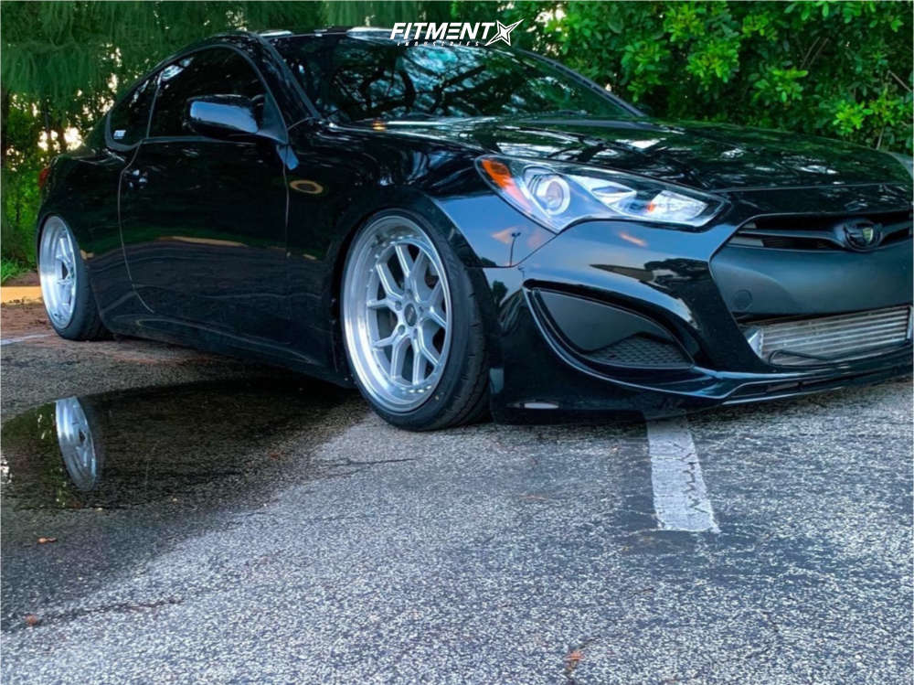 2014 Hyundai Genesis Coupe 2.0T with 19x9.5 ESR Cs2 and Yokohama 245x35 ...