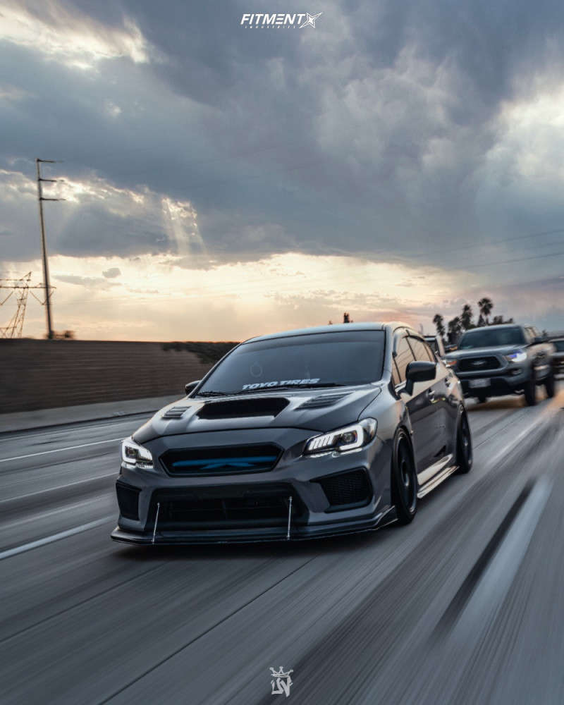 2017 Subaru WRX Premium with 18x9.5 WedsSport Tc-105n and Falken 255x40 ...