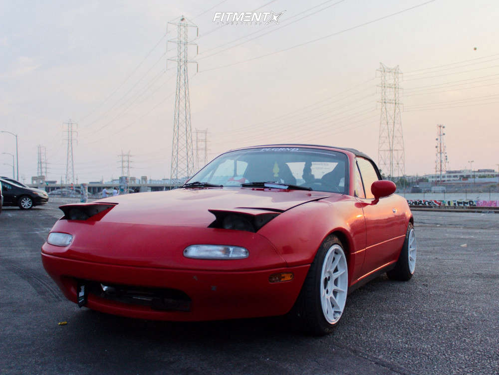 1990 Mazda Miata Base with 15x8 Ambit RS18 and Toyo Tires 195x45 on ...
