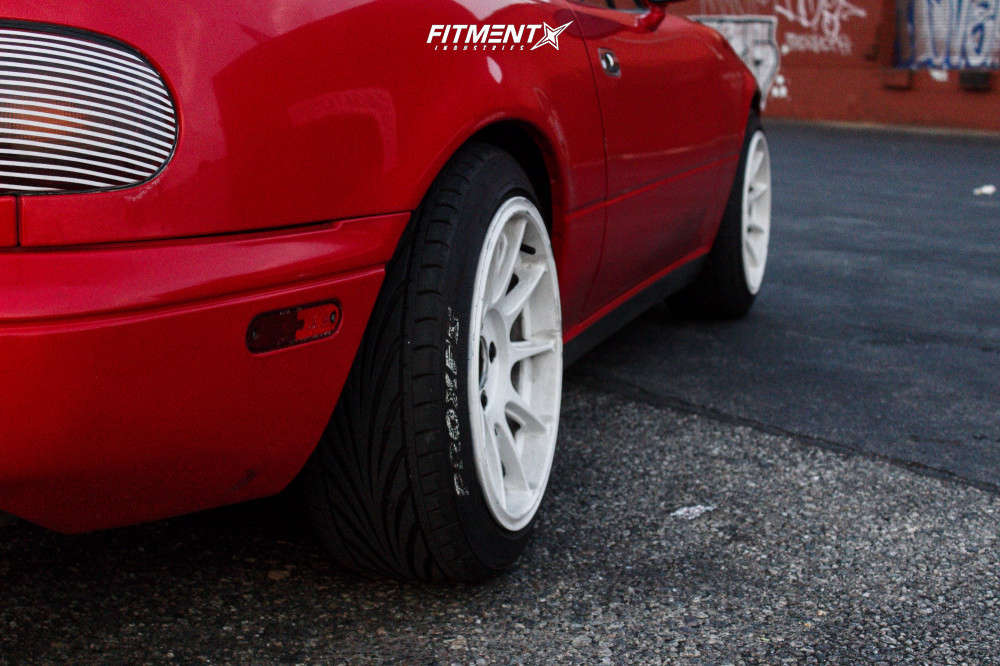 1990 Mazda Miata Base with 15x8 Ambit RS18 and Toyo Tires 195x45 on ...