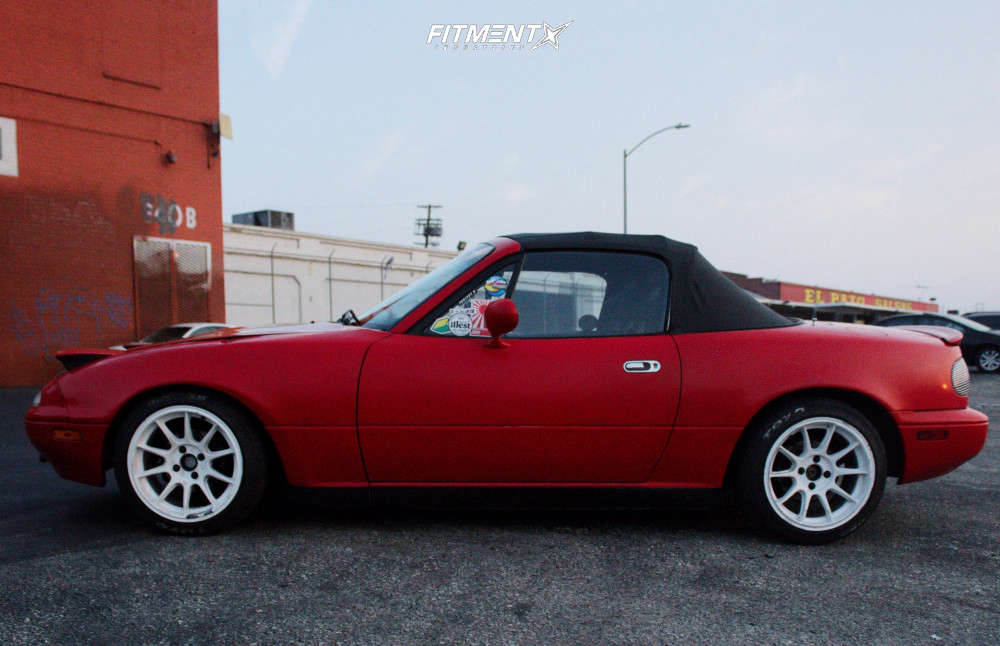 1990 Mazda Miata Base with 15x8 Ambit RS18 and Toyo Tires 195x45 on ...