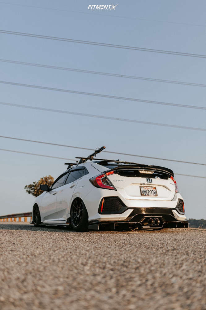 2019 Honda Civic Sport with 18x8.5 AVID1 AV21 and Continental 235x40 on ...