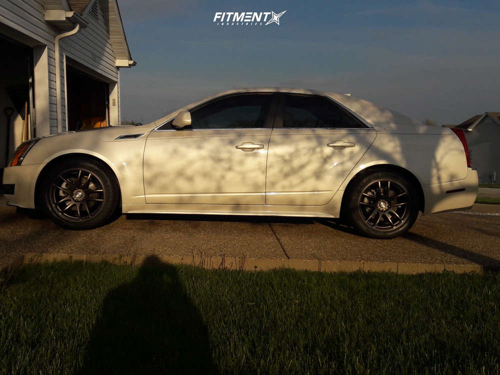 2012 Cadillac CTS Performance with 18x8.5 ESR Sr08 and Firestone 235x50 ...
