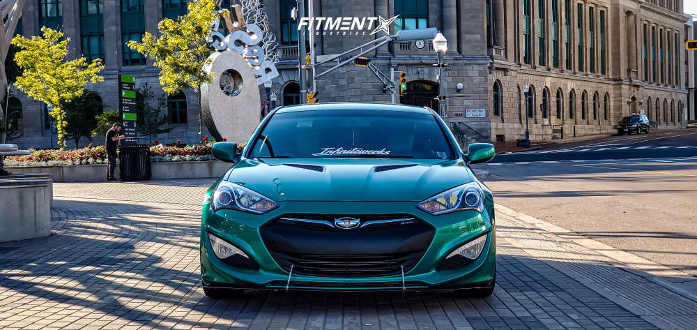 2013 Hyundai Genesis Coupe 2.0T R-Spec with 20x9 Infinitewerks SS3 and ...