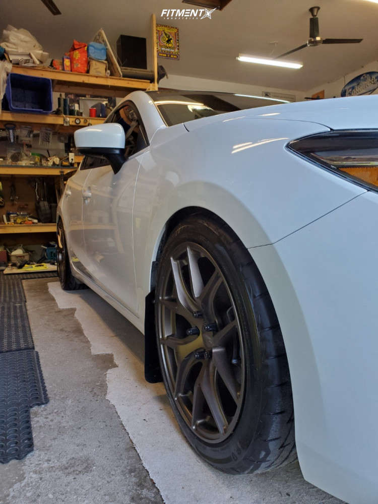 2018 Mazda 3 Sport GT with 18x8 Fast Wheels Fc04 and Firestone 225x45 ...