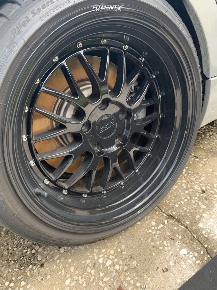 2011 BMW 335i Base with 18x9.5 ESR Sr05 and Michelin 225x40 on Stock ...
