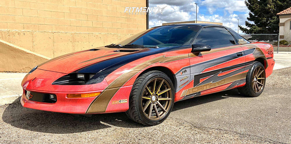 1995 Chevrolet Camaro Z28 with 18x9.5 F1R F27 and Federal 275x40 on ...