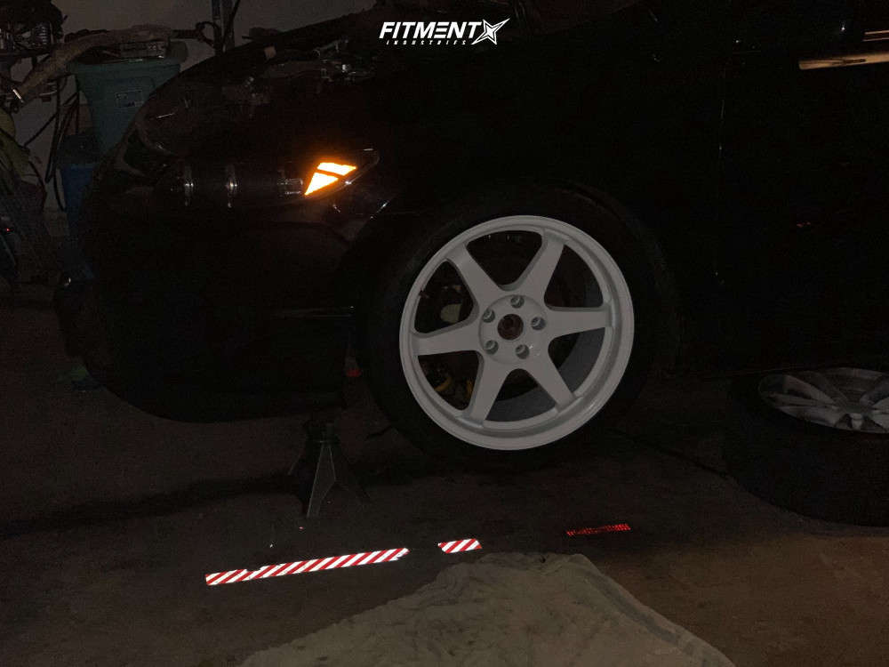 2007 Honda Civic Si with 18x9.5 ESR Sr07 and Federal 225x40 on Stock ...