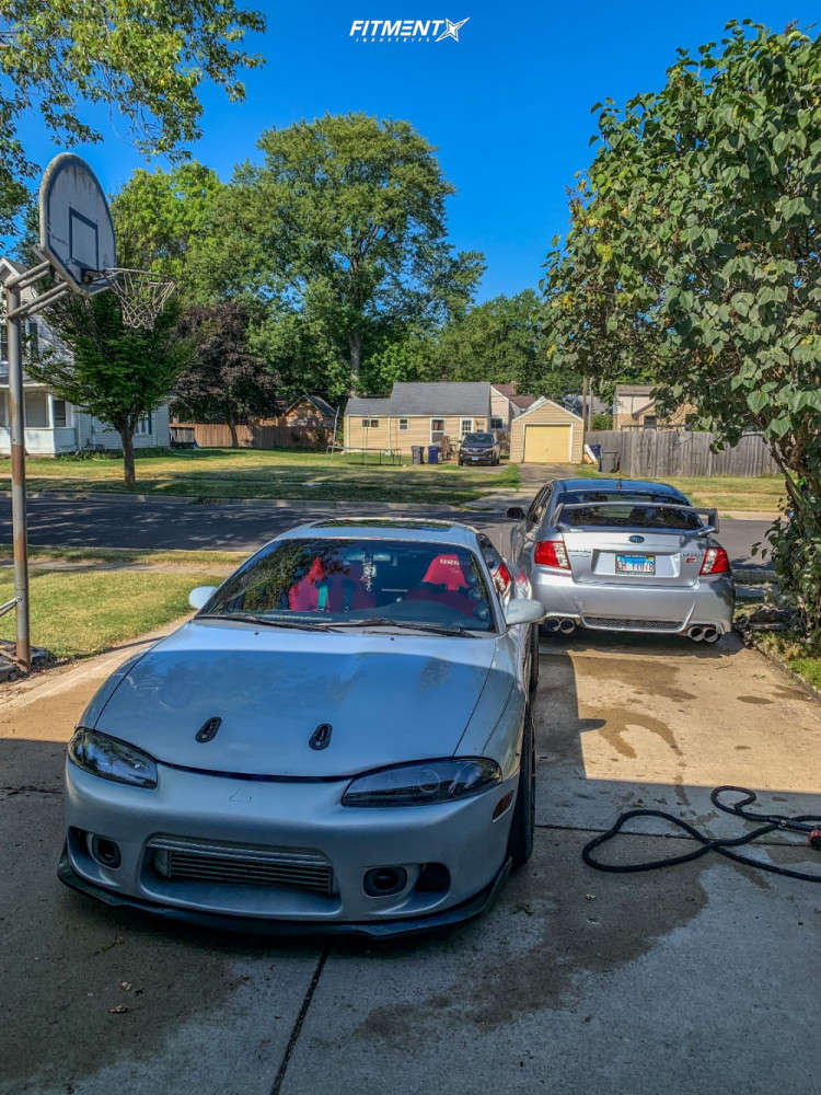 1998 Mitsubishi Eclipse GSX with 17x9.75 XXR 527 and Michelin 245x45 on ...