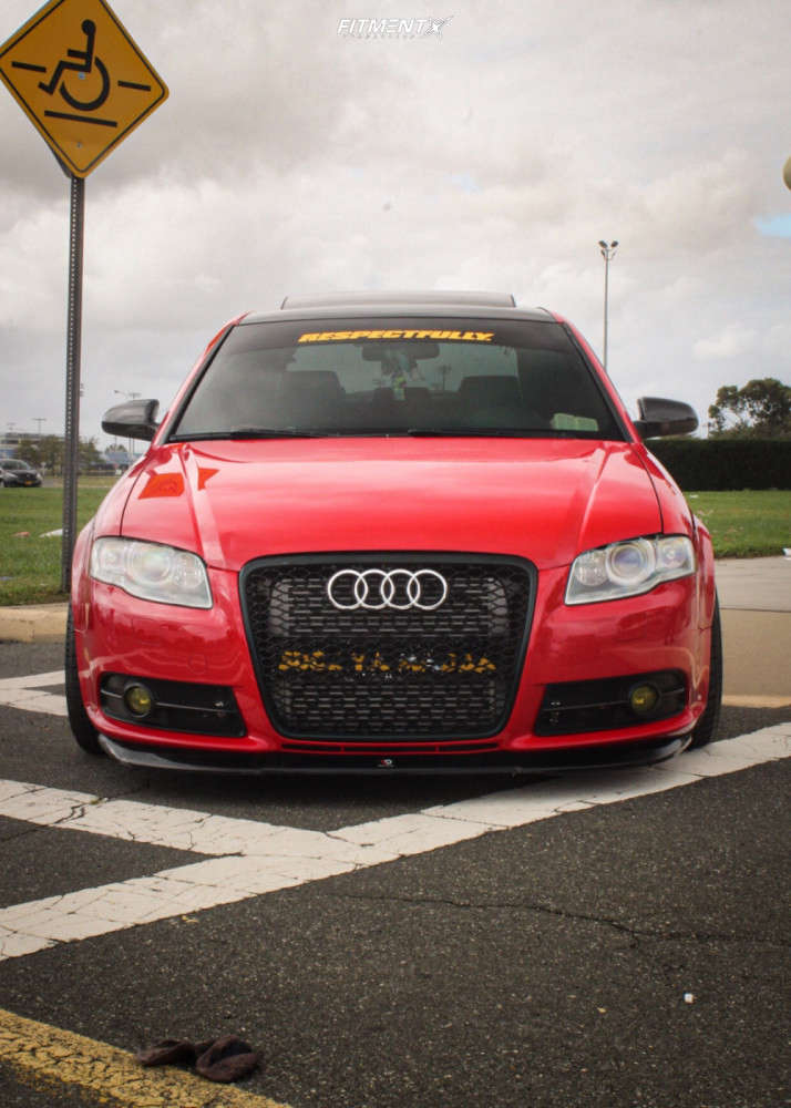 2008 Audi A4 Quattro Base with 18x9.5 Rotiform Rse and Michelin 245x35 ...