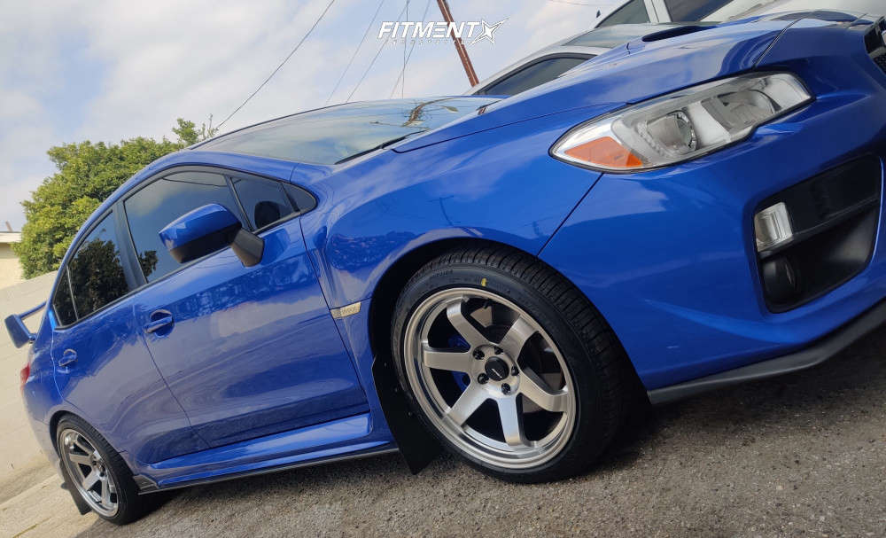 2016 Subaru WRX Premium with 18x9.5 AVID1 AV6 and Falken 245x40 on ...