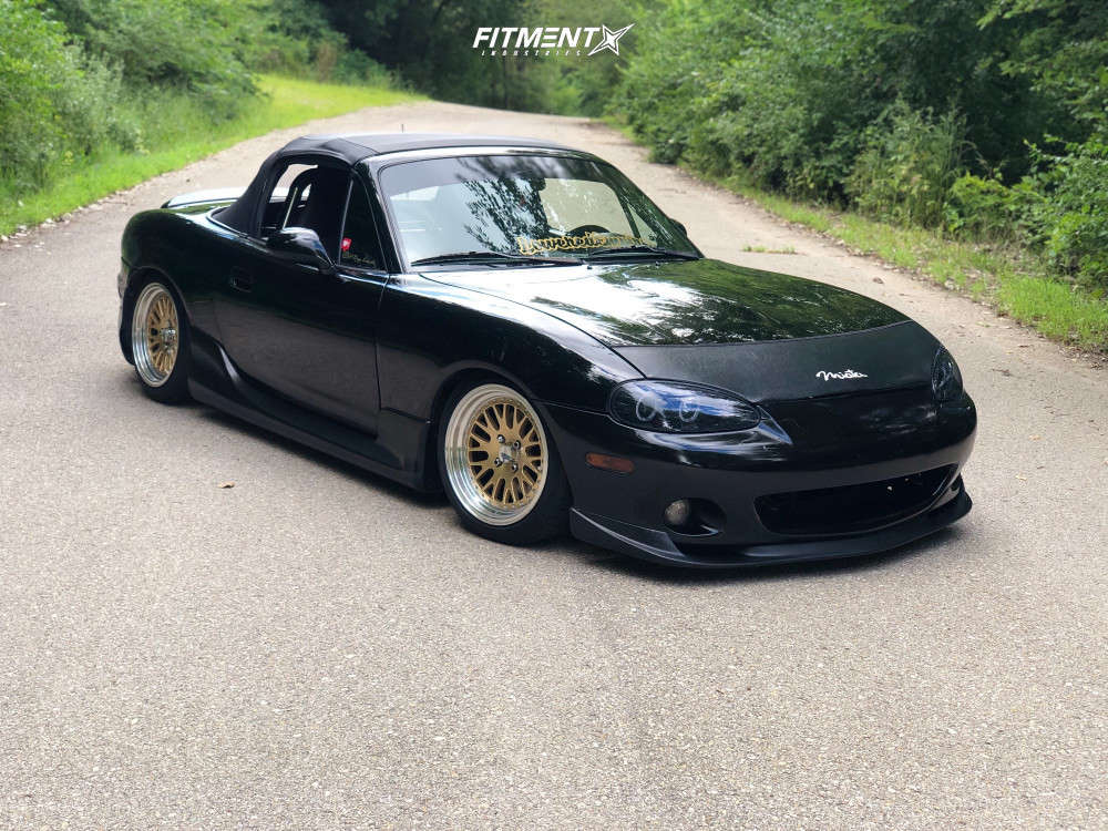 2001 Mazda Miata Base with 15x8 AVID1 AV12 and Toyo Tires 195x45 on ...