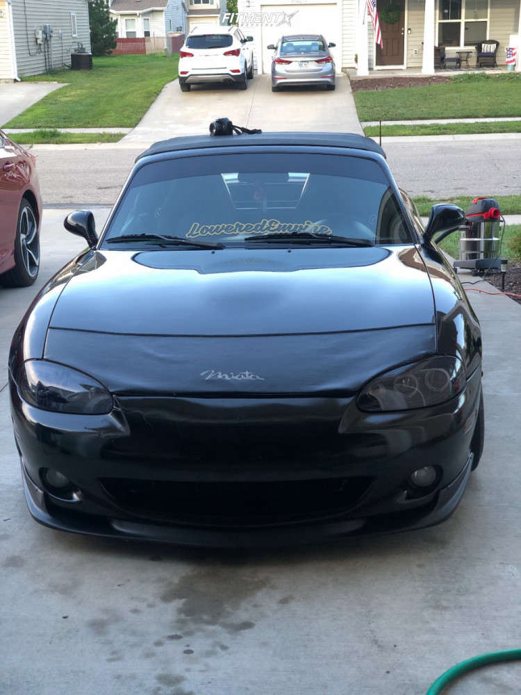 2001 Mazda Miata Base with 15x8 AVID1 AV12 and Toyo Tires 195x45 on ...