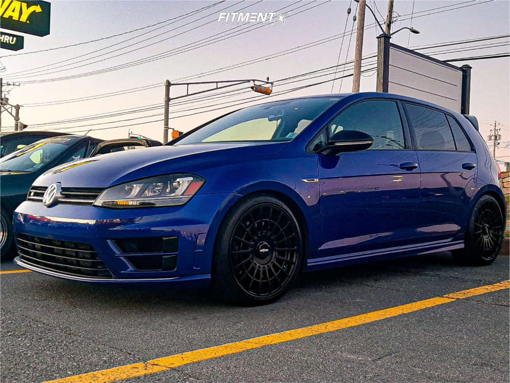 2016 Volkswagen Golf R Base with 19x8.5 Rotiform Las-r and Nexen 235x35 ...