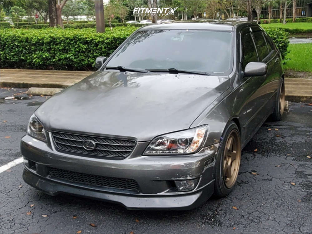 2003 Lexus IS300 Base with 17x9 Kansei Knp and Sumitomo 225x45 on ...