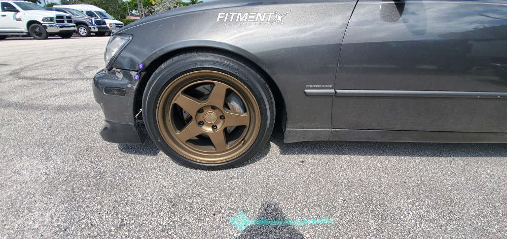 2003 Lexus IS300 Base with 17x9 Kansei Knp and Sumitomo 225x45 on ...