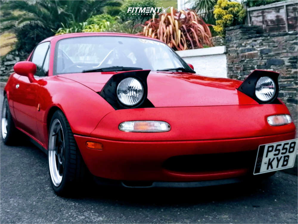 1997 Mazda MX-5 Miata Base with 16x7 Japan Racing Jr6 and Bridgestone ...