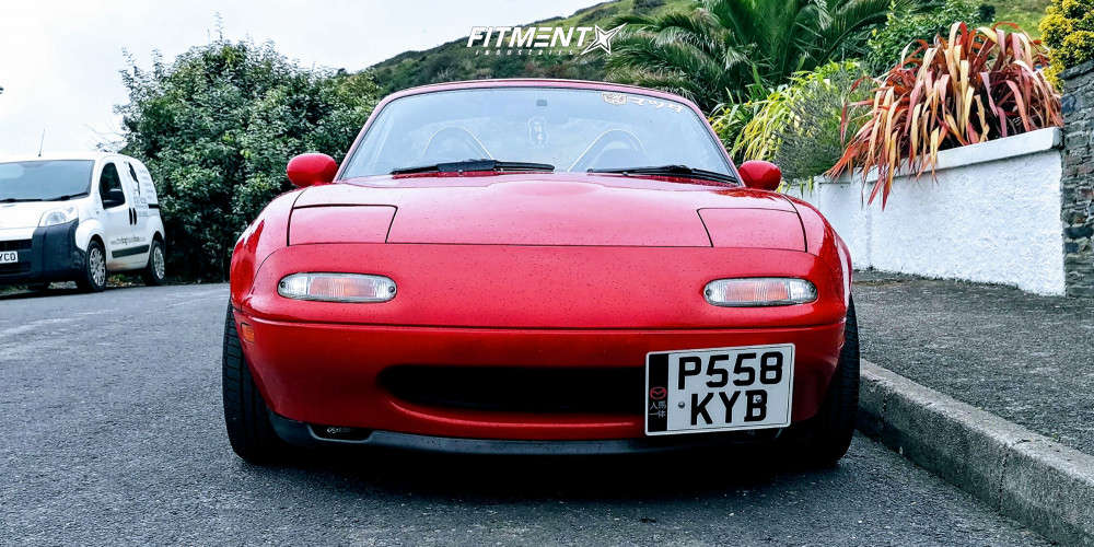 1997 Mazda MX-5 Miata Base with 16x7 Japan Racing Jr6 and Bridgestone ...