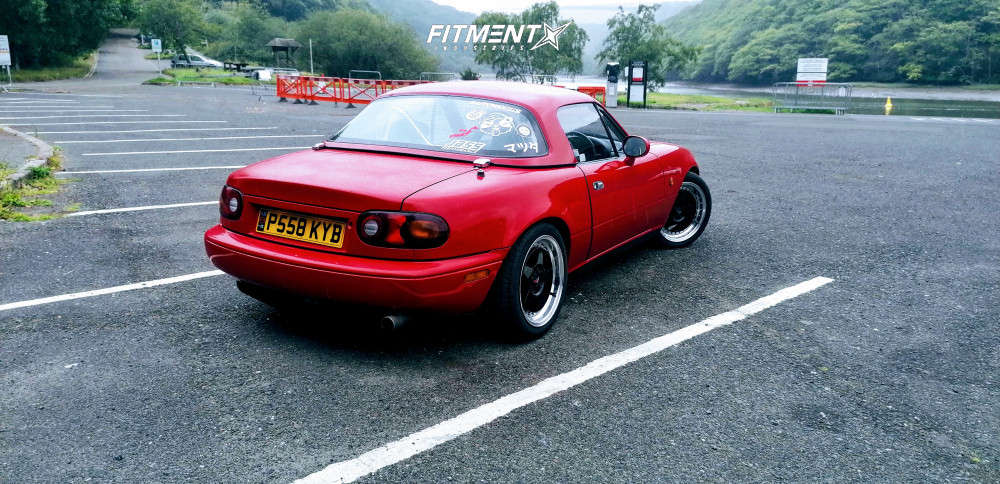 1997 Mazda MX-5 Miata Base with 16x7 Japan Racing Jr6 and Bridgestone ...