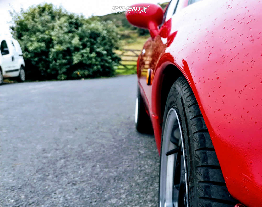 1997 Mazda MX-5 Miata Base with 16x7 Japan Racing Jr6 and Bridgestone ...