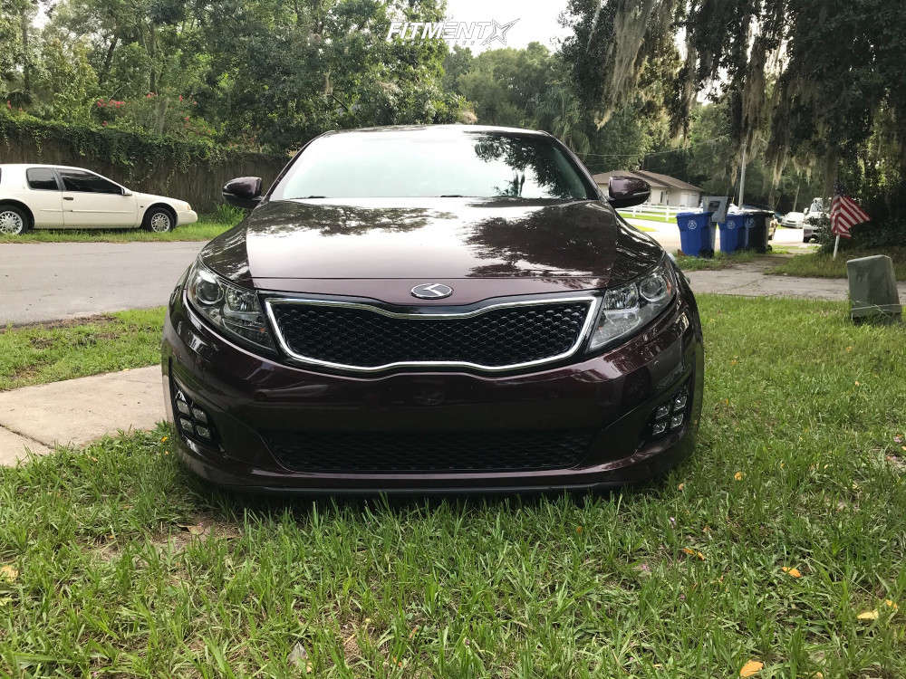 2011 Kia Optima EX with 19x9.5 WatercooledIND Mt10 and Federal 225x35 ...