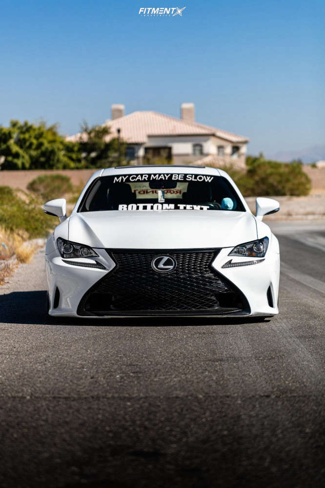 2017 Lexus RC200t F Sport with 20x9 Work Emotion Cr 3p and Nexen 225x30 ...