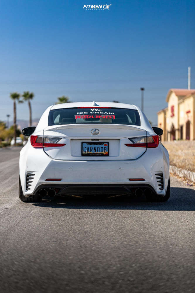 2017 Lexus RC200t F Sport with 20x9 Work Emotion Cr 3p and Nexen 225x30 ...
