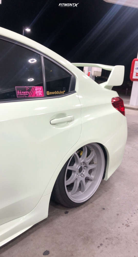 2015 Subaru WRX Premium with 18x9.5 Work Emotion D9r and Achilles ...