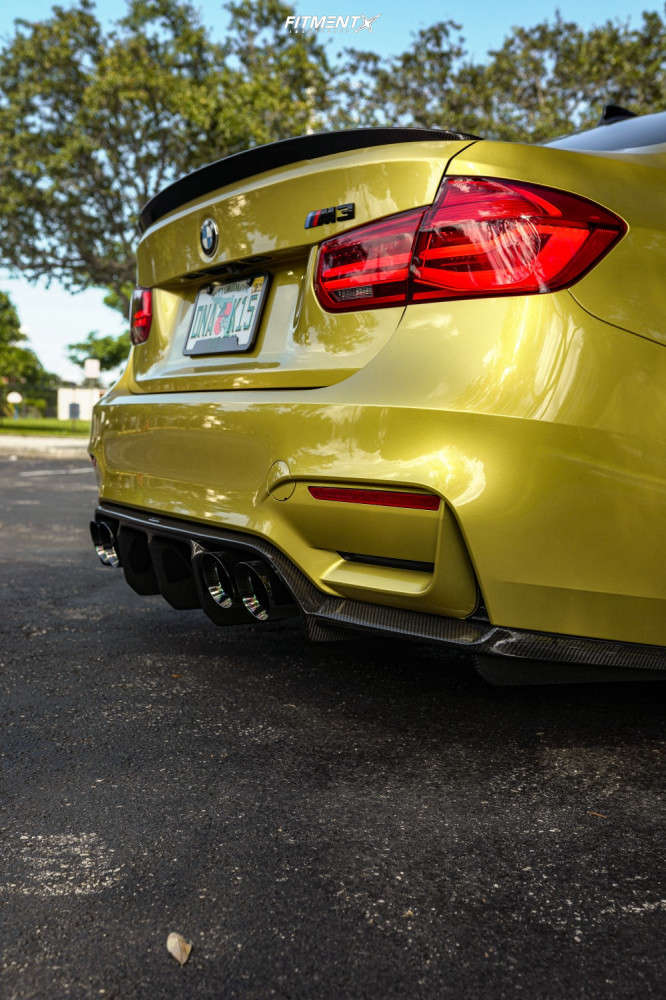 2018 BMW M3 Base with 20x9 BBS Lm and Michelin 265x30 on Coilovers ...