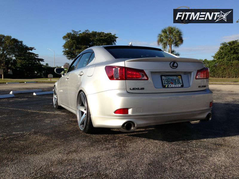 2010 Lexus IS250 4dr Sedan (2.5L 6cyl 6A) with 20x9 Concavo Wheels CW5 ...