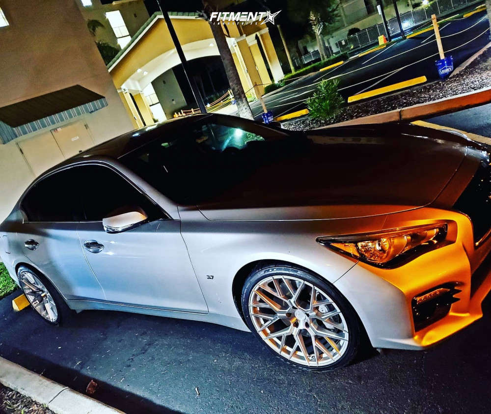 2015 INFINITI Q50 Sport with 20x9 Aodhan Ls009 and Nitto 245x35 on ...