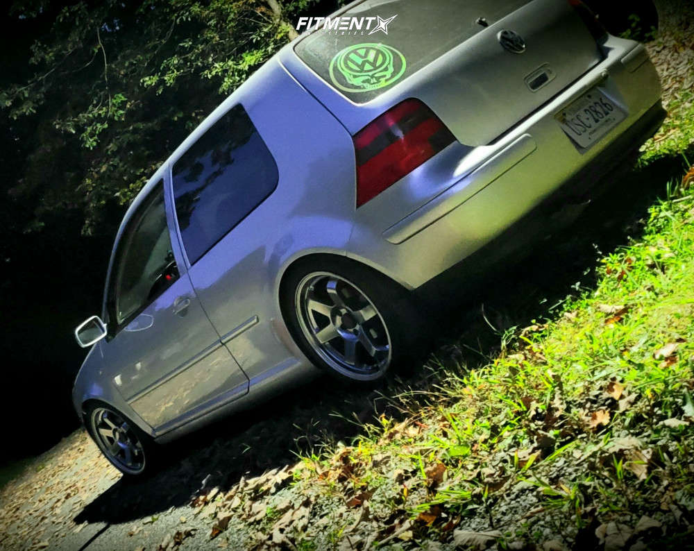 2004 Volkswagen GTI Base with 17x8 AVID1 AV6 and Black Lion 215x45 on ...