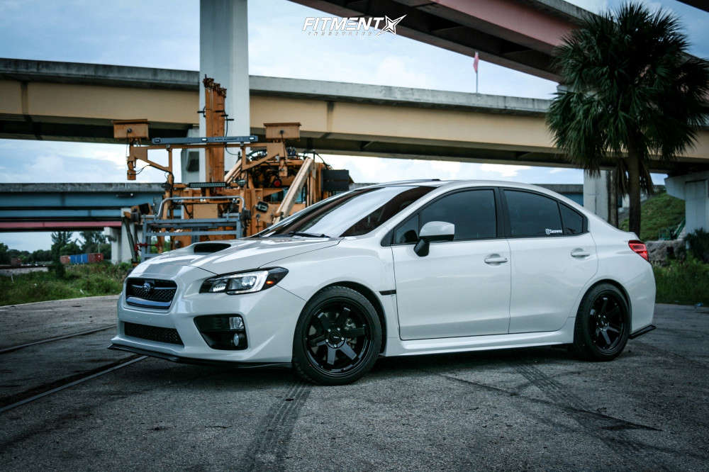 2016 Subaru WRX Limited with 18x9.5 AVID1 AV6 and Michelin 245x40 on ...