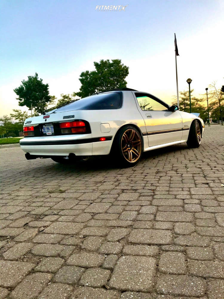 1988 Mazda RX-7 GXL with 18x8.5 Cosmis Racing Mrii and Yokohama 225x45 ...