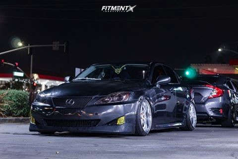 2007 Lexus IS250 Base with 18x9.5 Work VS KF and Accelera 215x40 on ...