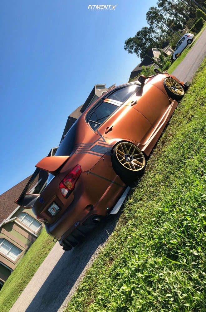 2009 Toyota Corolla LE with 18x9.5 F1R F18 and Achilles 205x40 on ...