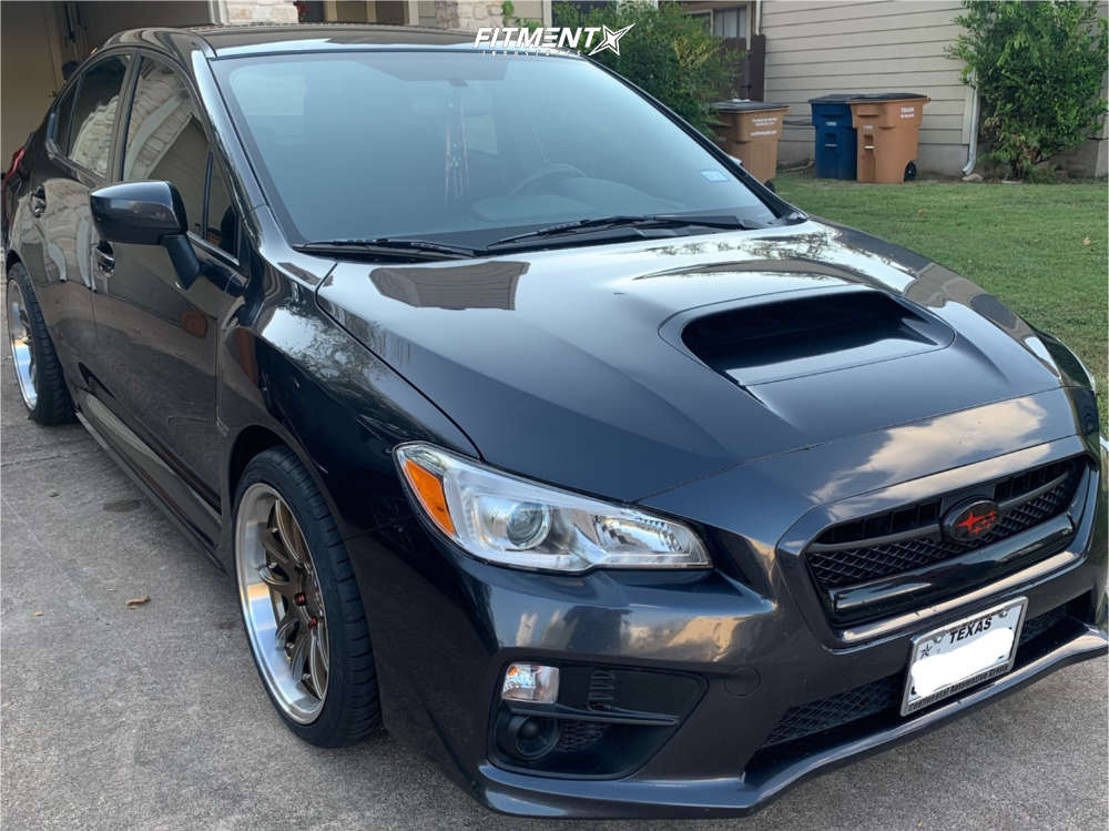 2015 Subaru WRX Base with 18x9.5 Aodhan Ds02 and Federal 255x35 on ...