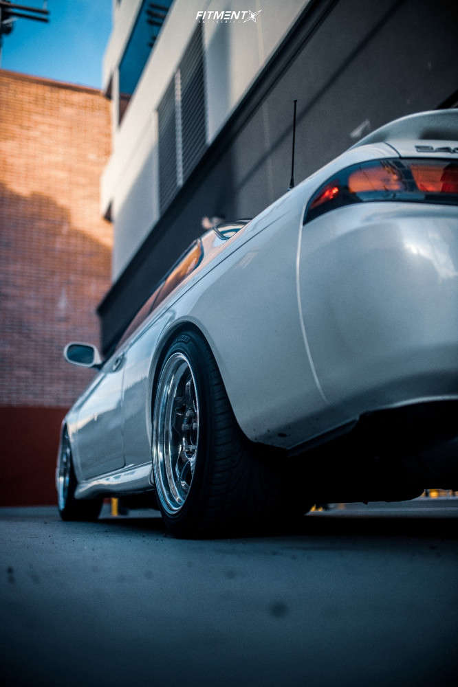 1997 Nissan 240SX LE with 17x8 SSR Professor Sp1 and Michelin 235x45 on ...