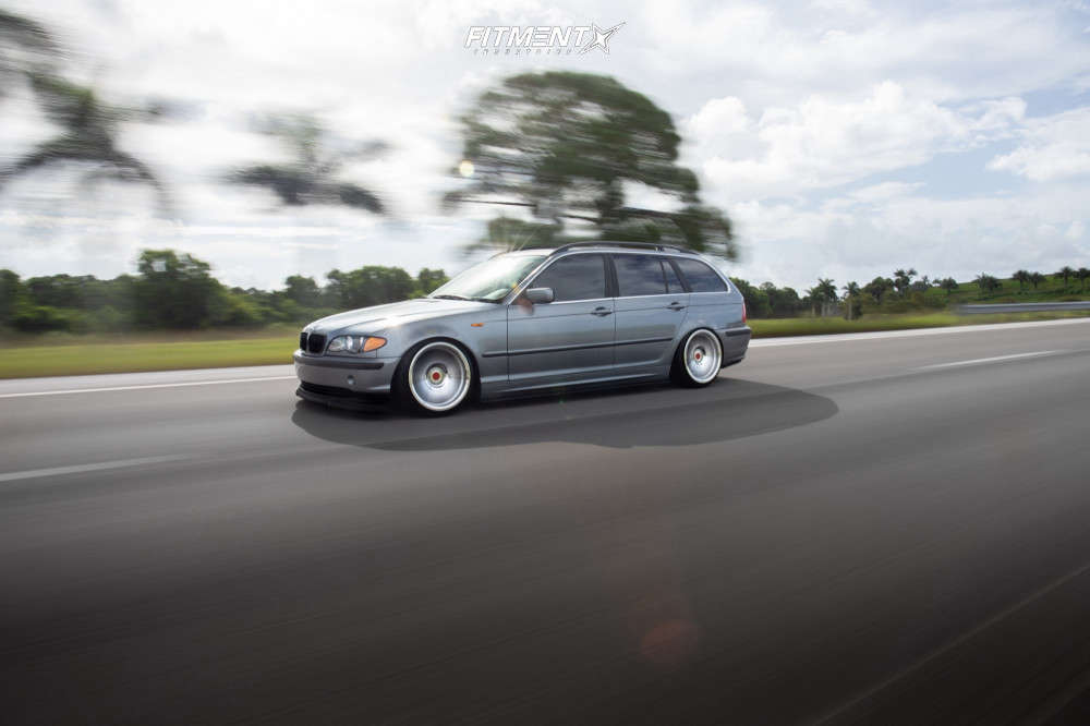 2004 BMW 325i Base with 18x9.5 3SDM 0.05 and Federal 215x40 on Air ...