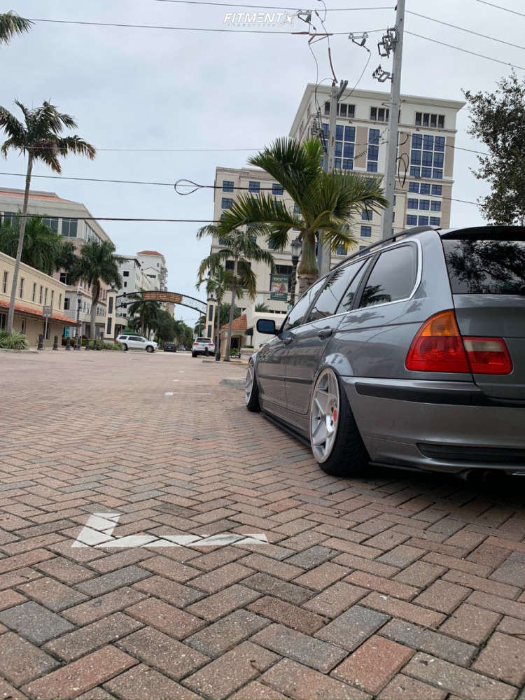 2004 BMW 325i Base with 18x9.5 3SDM 0.05 and Federal 215x40 on Air ...