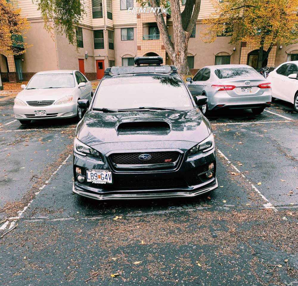 2017 Subaru WRX STI Limited with 18x9.5 Kansei Roku and Continental ...
