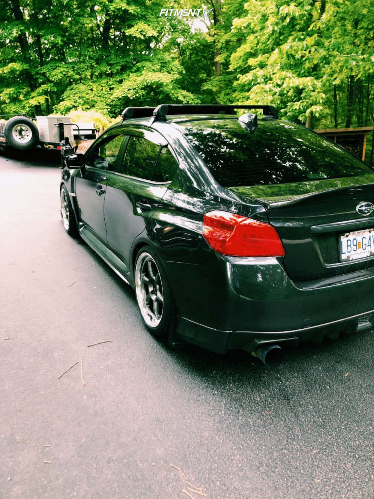 2017 Subaru WRX STI Limited with 18x9.5 Kansei Roku and Continental ...