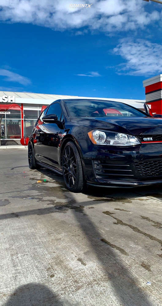 2016 Volkswagen GTI S with 18x8 Touren Tr78 and Falken 225x40 on ...