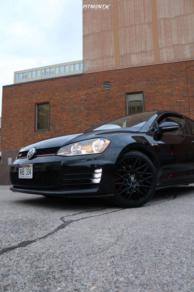 2016 Volkswagen GTI S with 18x8 Touren Tr78 and Falken 225x40 on ...