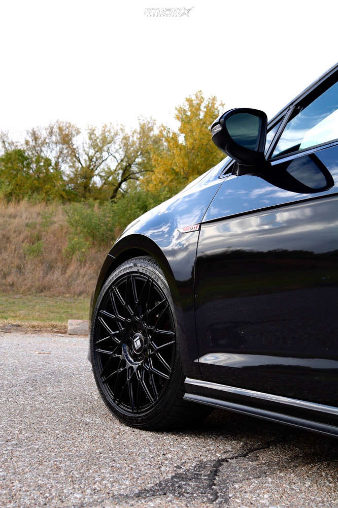 2016 Volkswagen GTI S with 18x8 Touren Tr78 and Falken 225x40 on ...