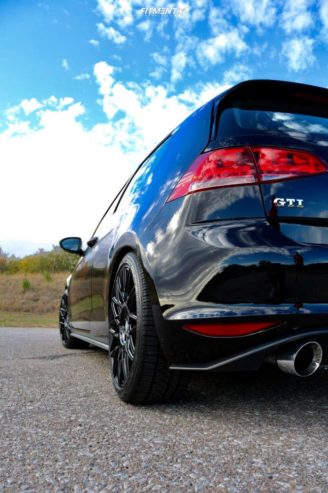 2016 Volkswagen GTI S with 18x8 Touren Tr78 and Falken 225x40 on ...